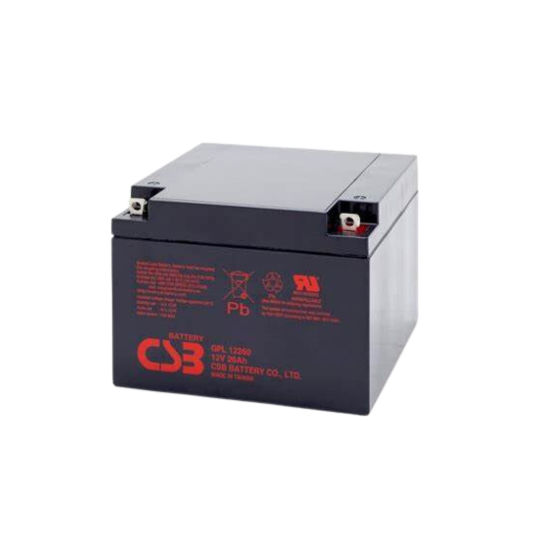 BATERIAS-CSB-12V-26A | Electrofay Ingenieria SAS